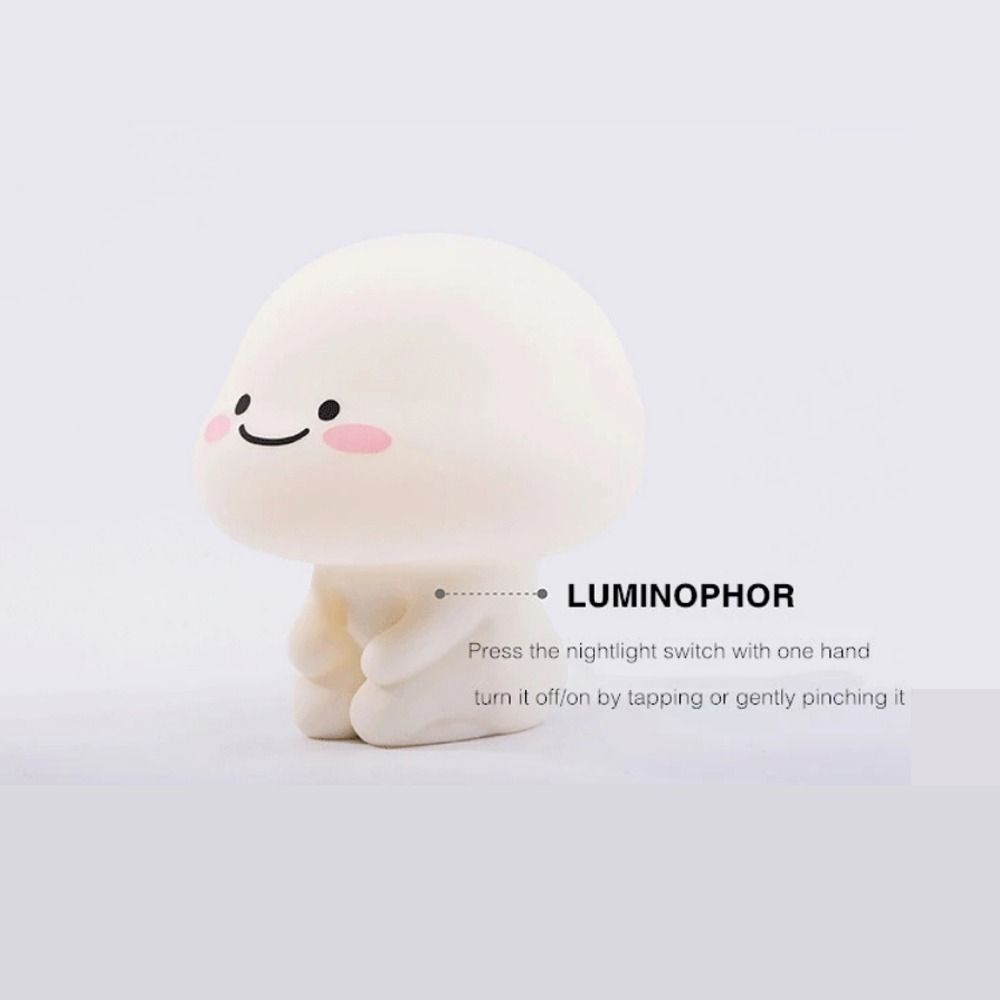 Quby Lamp Cute Bear Clever Baby Night Sleep Light Lampu Patung TikTOK ...