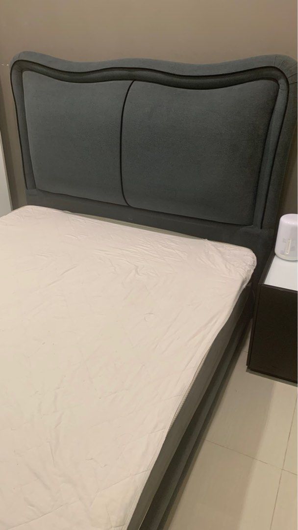 Queen Size Bed Frame Moving Out Sale!, Furniture & Home Living ...