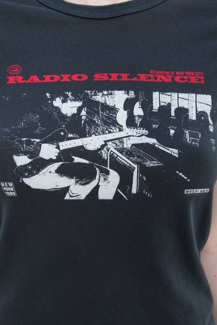 RARE radio silence oversized top, Women's Fashion, Tops, Shirts on ...