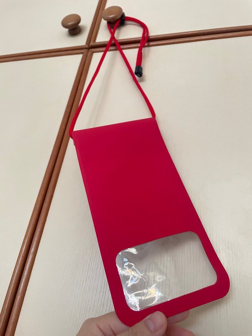 Red Waterproof Casing with strap for Mobile Phones, Mobile Phones ...