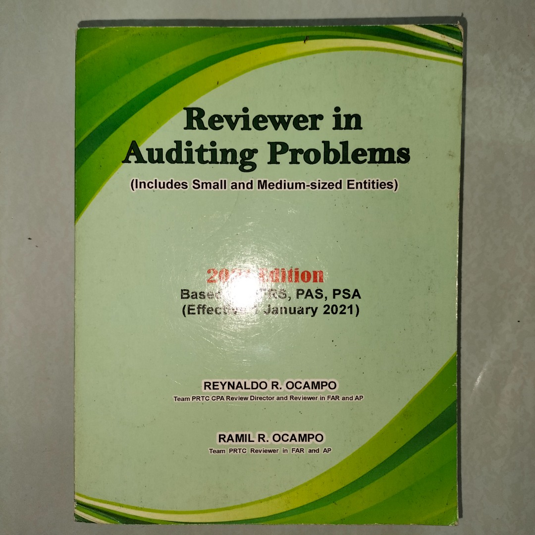 Reviewer in Auditing Problems by Ocampo, Hobbies & Toys, Books ...