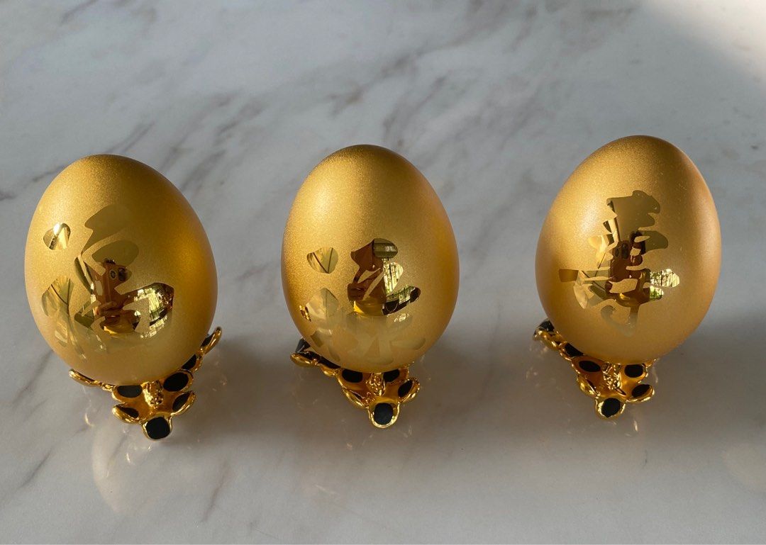 Risis Gold egg, Furniture & Home Living, Home Decor Accessories, Other ...