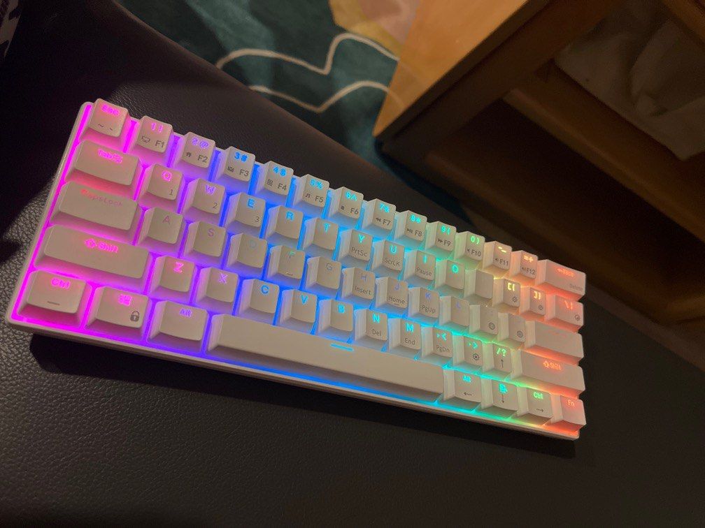 Hotswap RK61 60% Mechanical Gaming Keyboard Royal Kludge Wireless ...