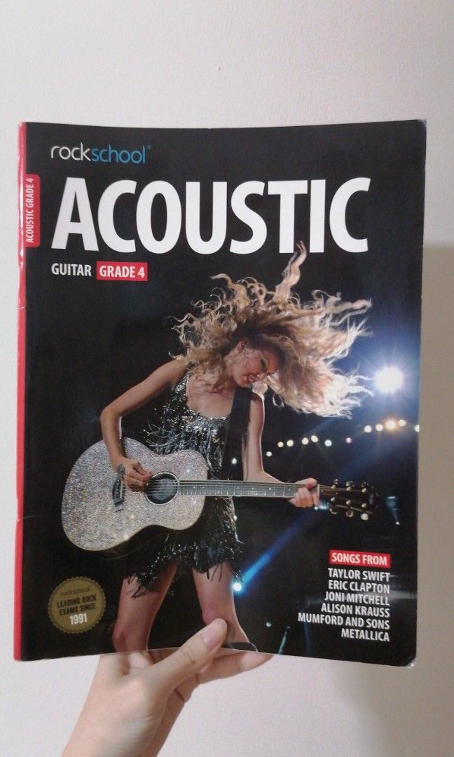 wts rockschool acoustic guitar grade 4 book, Hobbies & Toys, Music & Media, Music Scores on ...