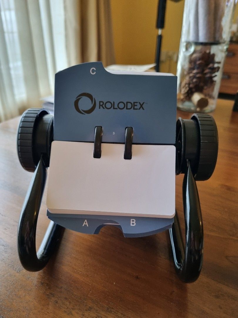 Rolodex Organizer, Hobbies & Toys, Stationery & Craft, Stationery ...