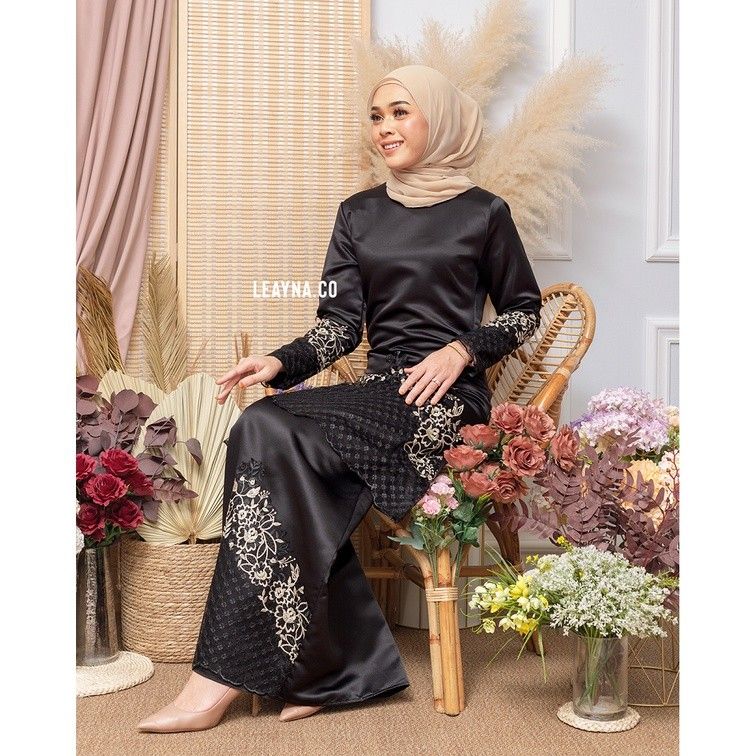 Rosemah leayna co, Women's Fashion, Muslimah Fashion, Baju Kurung ...