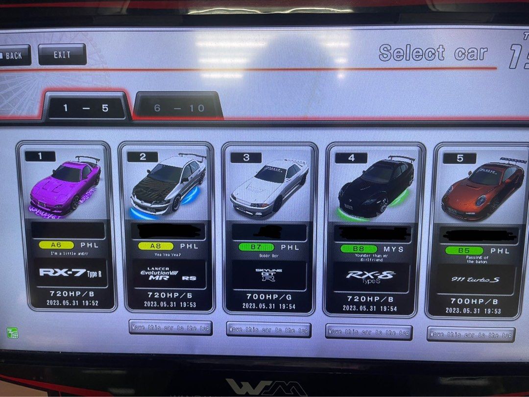 Rx7 5grade pro,R32,Rx8,Evo8,911,wangan midnight , wmmt6rr, Video Gaming ...