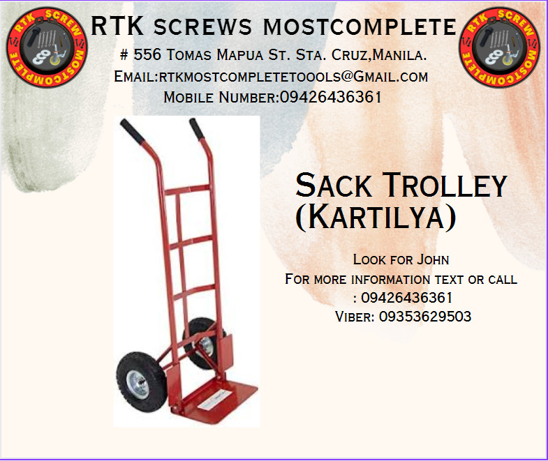 Sack Trolley (Kartilya), Commercial & Industrial, Construction Tools ...