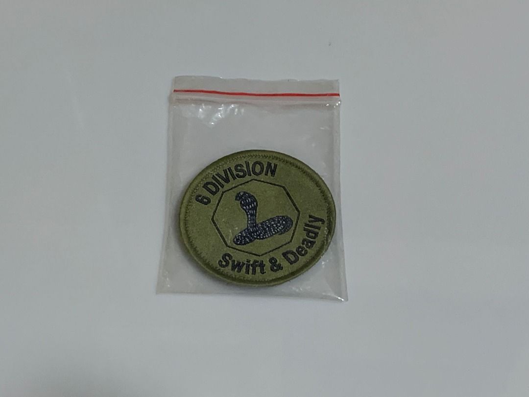 SAF 6 Division Swift & Deadly Velcro Patch, Hobbies & Toys, Memorabilia & Collectibles, Fan ...