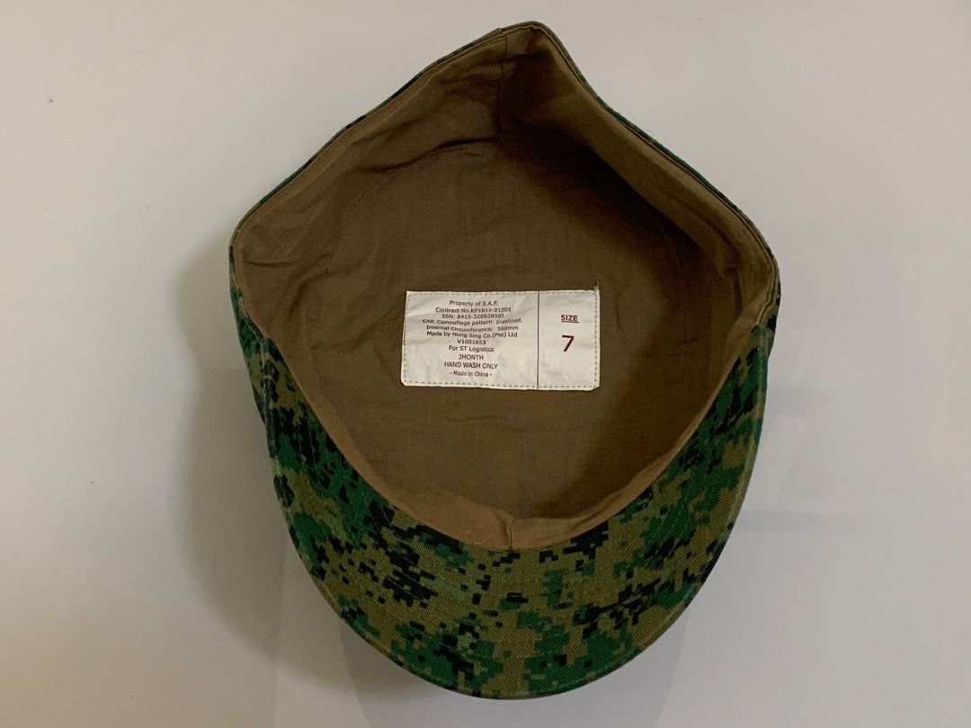 SAF Pixelated Camouflage Pattern Jockey Cap (Size 7), Men's Fashion ...
