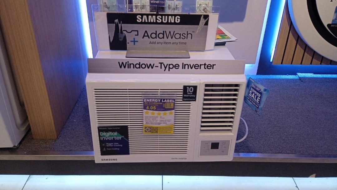 SAMSUNG WINDOW TYPE INVERTER AIRCON, TV & Home Appliances, Air ...