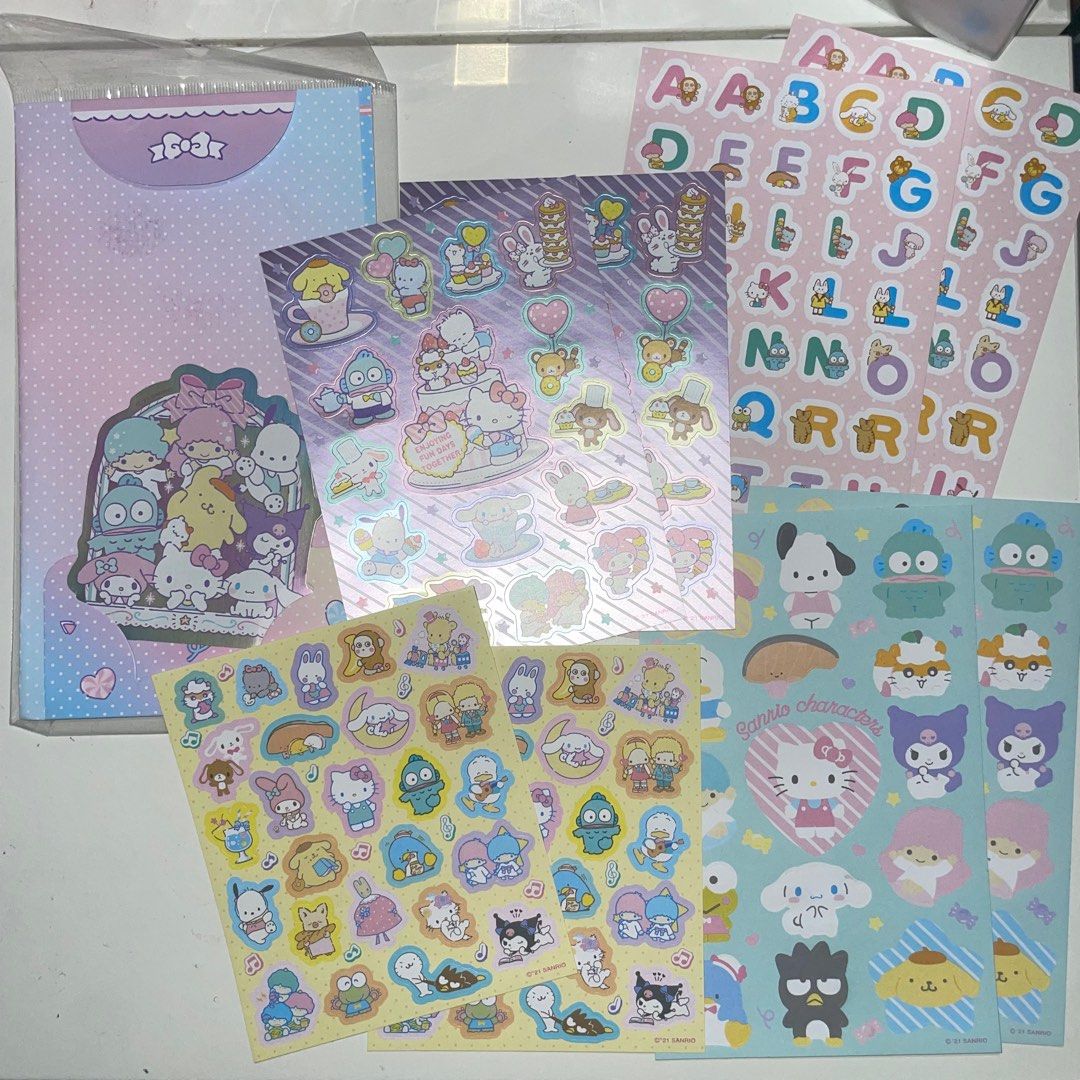 Sanrio character sticker pack!, Hobbies & Toys, Stationery & Craft ...