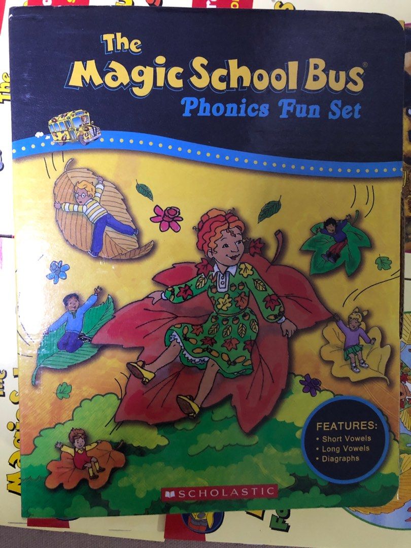 Scholastic The Magic School Bus Phonics Fun Set (12 Books), Hobbies ...
