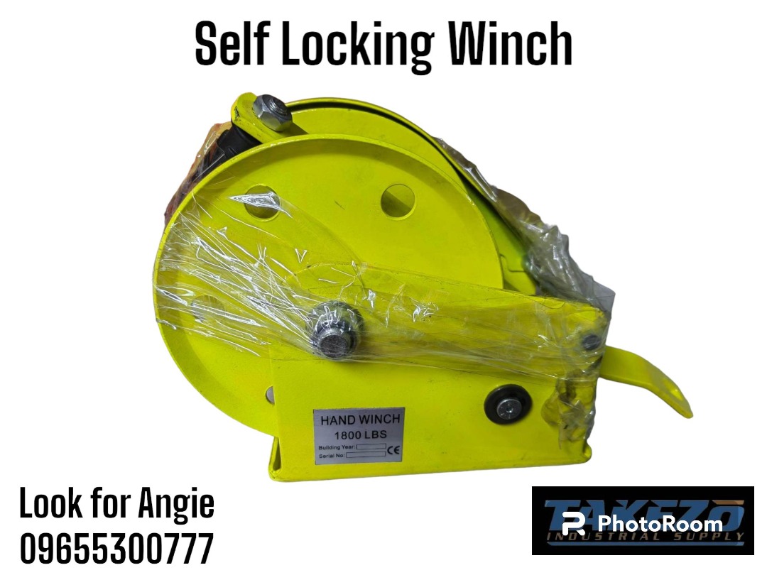 Self Locking Winch, Commercial & Industrial, Construction Tools ...