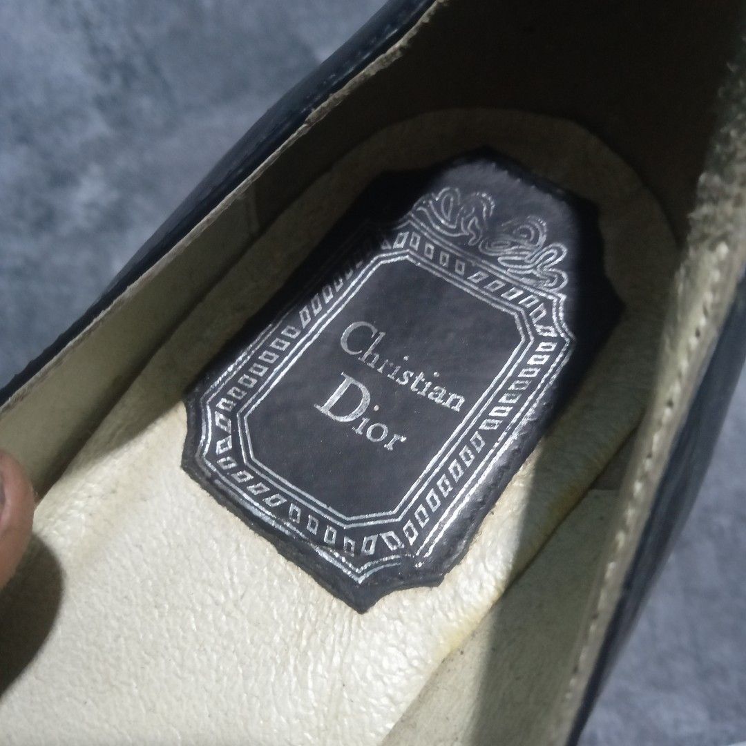 sepatu wanita Christian Dior hitam bekas second branded preloved ...