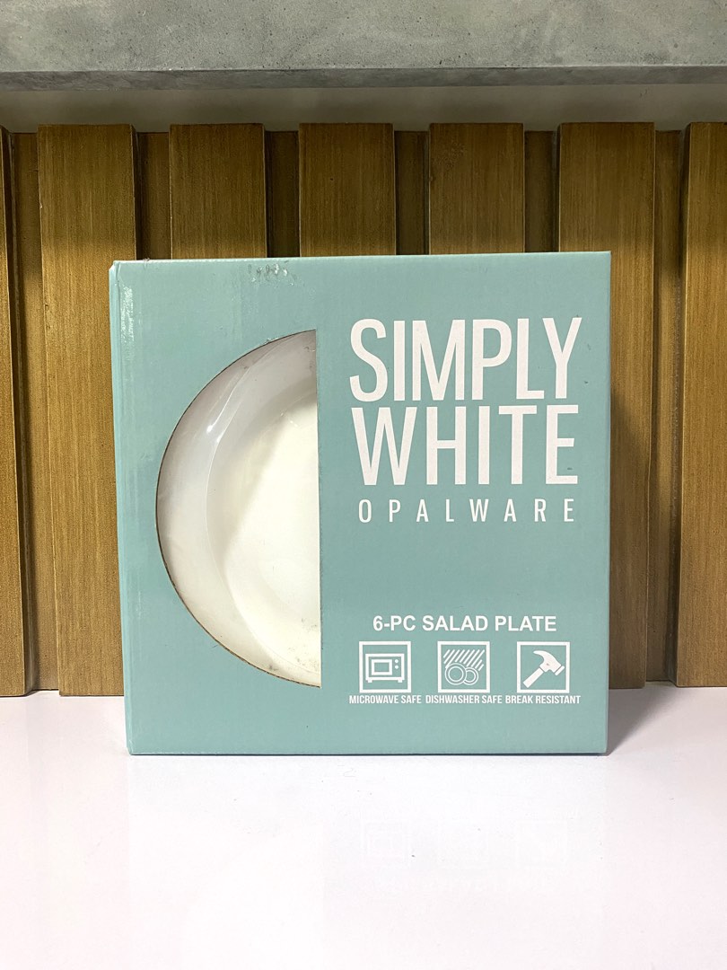 SIMPLY WHITE 6pc Plates on Carousell