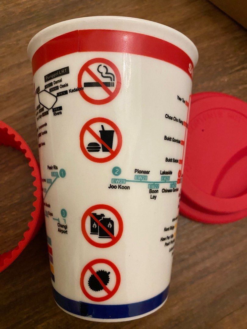 Singapore MRT Map Mug, Furniture & Home Living, Kitchenware & Tableware ...
