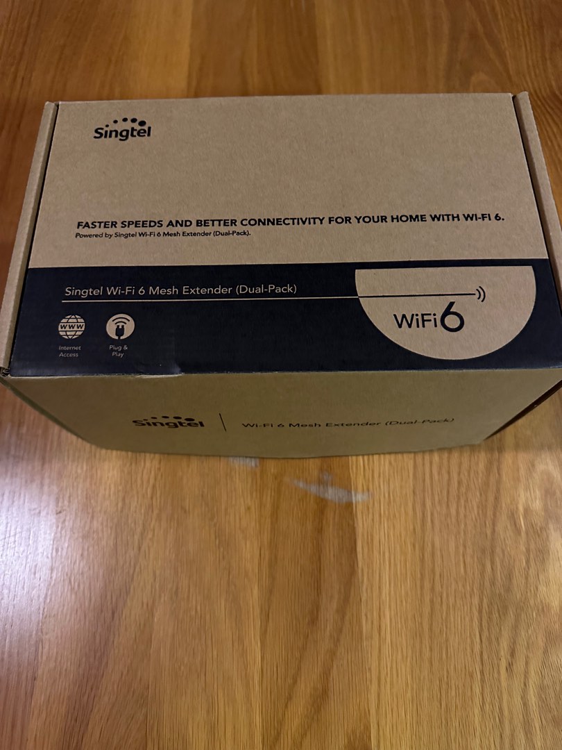 Singtel AP5690W, Wifi 6 mesh router dual pack. 2 Gbps., Computers ...