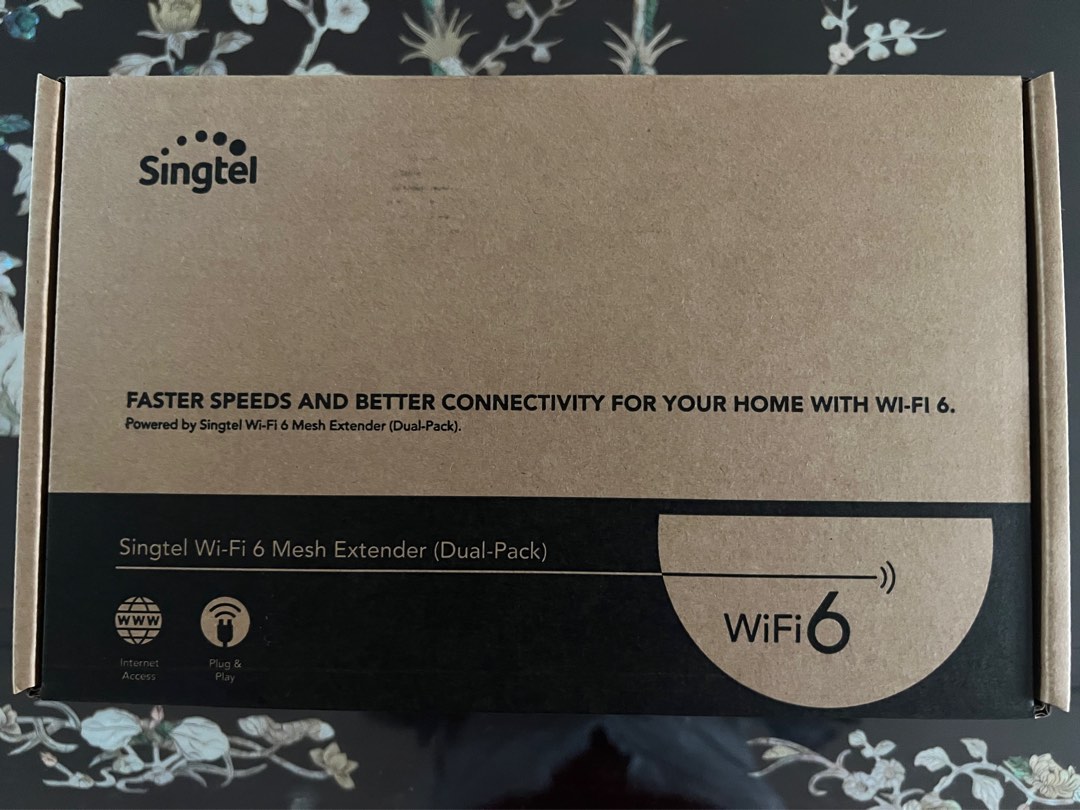 Singtel WIFI 6 Mesh Extender (Dual Pack), Computers & Tech, Parts ...
