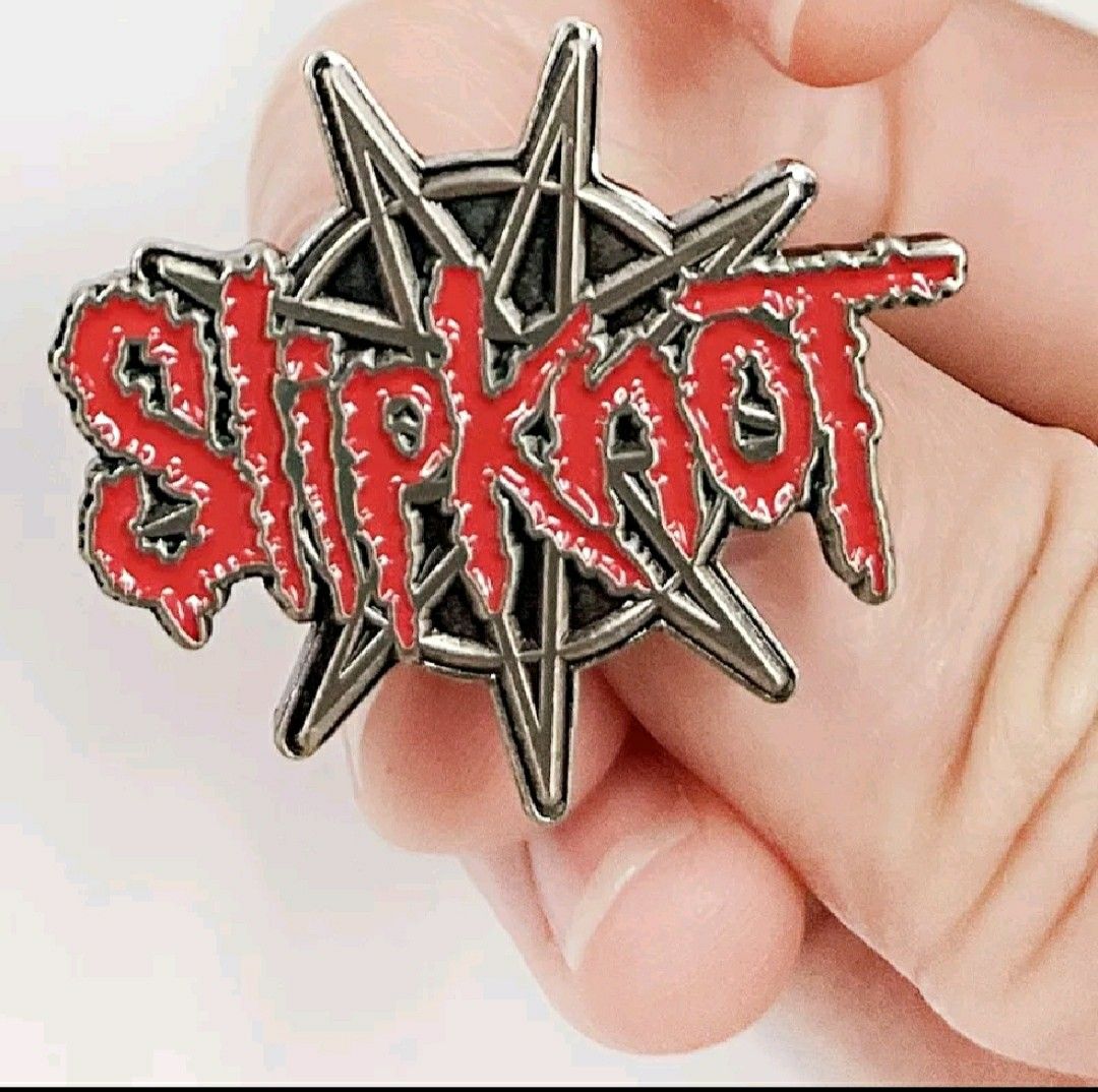 Slipknot brooch pin, Men's Fashion, Watches & Accessories, Accessory ...