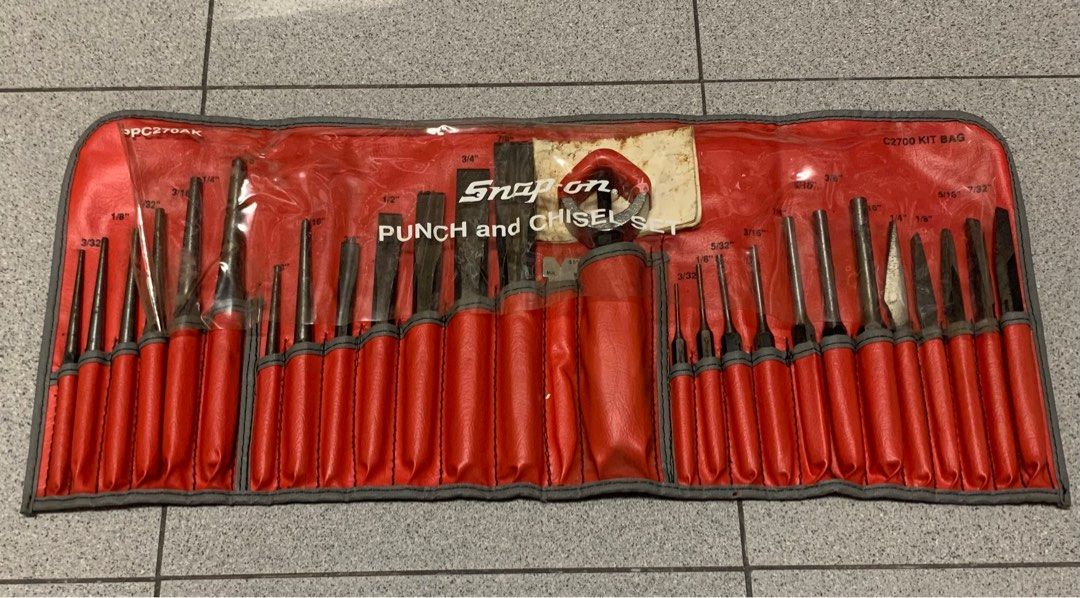 Snap On C2700 PPC270AK 27-piece Punch and Chisel Set, Furniture & Home ...
