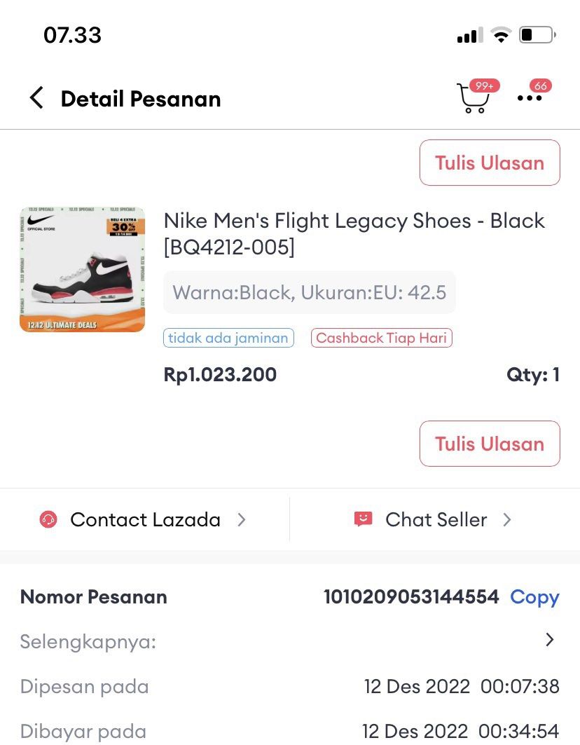 Sneakers Nike Men's flight legacy shoes original, Fesyen Pria, Sepatu , Sneakers di Carousell