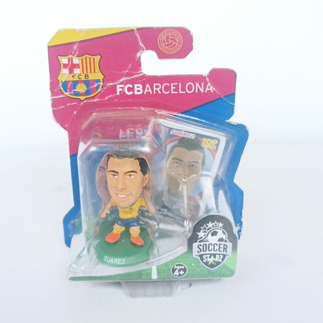 SOCCERSTARZ Barcelona Foot Ball Figure - Suarez, Toys & Collectibles ...