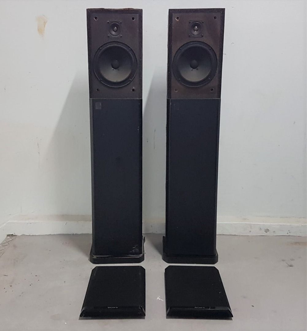 SONY Speaker System, MODEL SS- GT55, 200 Watts, Made in JAPAN, 2-Way ...
