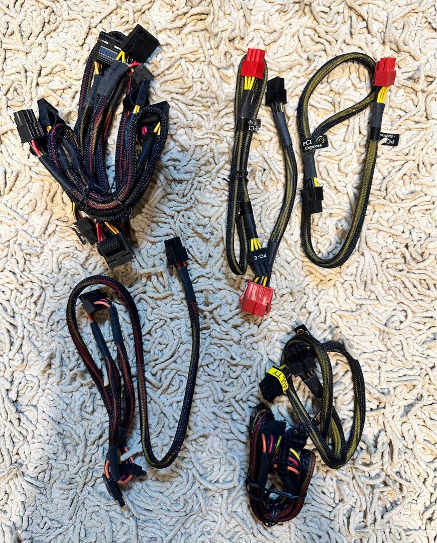 Spare Modular PSU Power Cables, Computers & Tech, Parts & Accessories ...