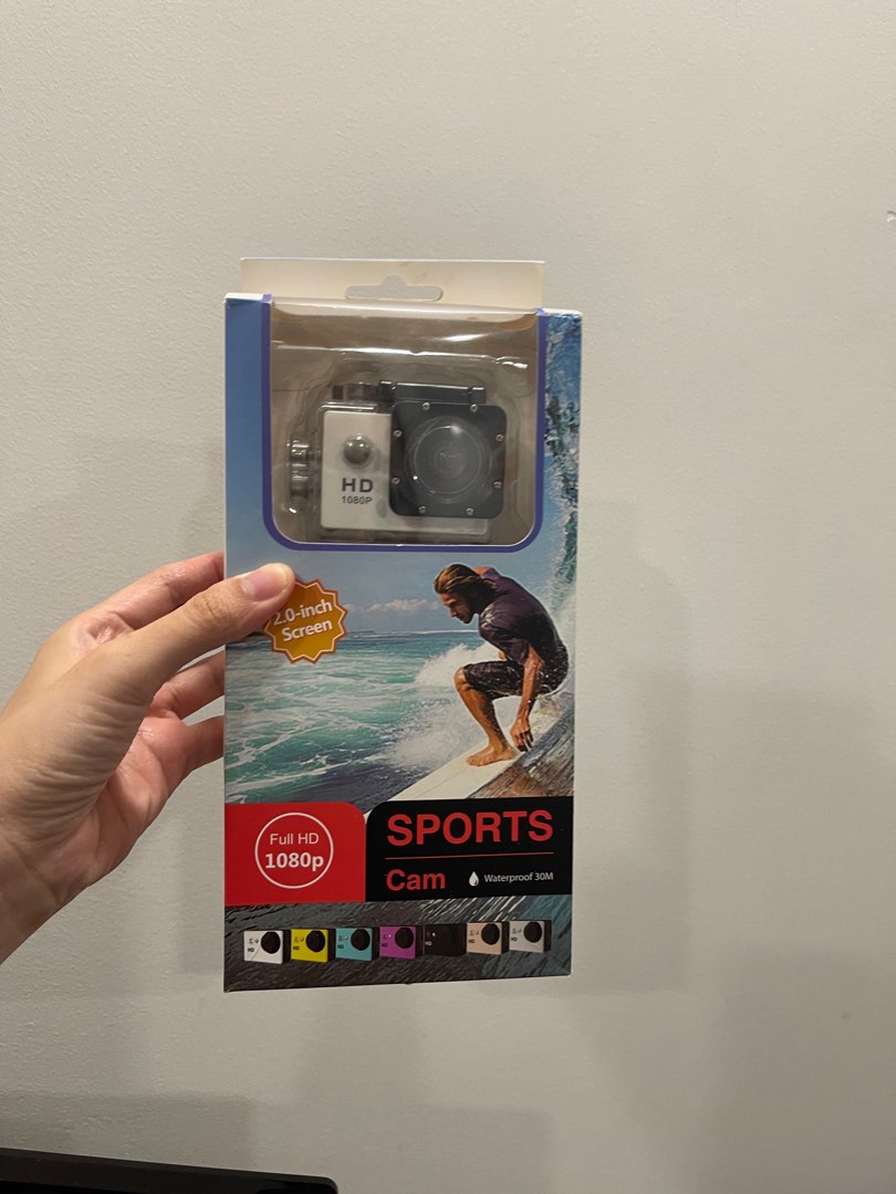Sports camera 1080p, Photography, Cameras on Carousell
