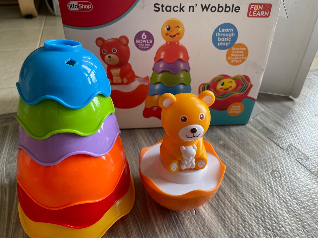 Stack n Wobble, Babies & Kids, Infant Playtime on Carousell