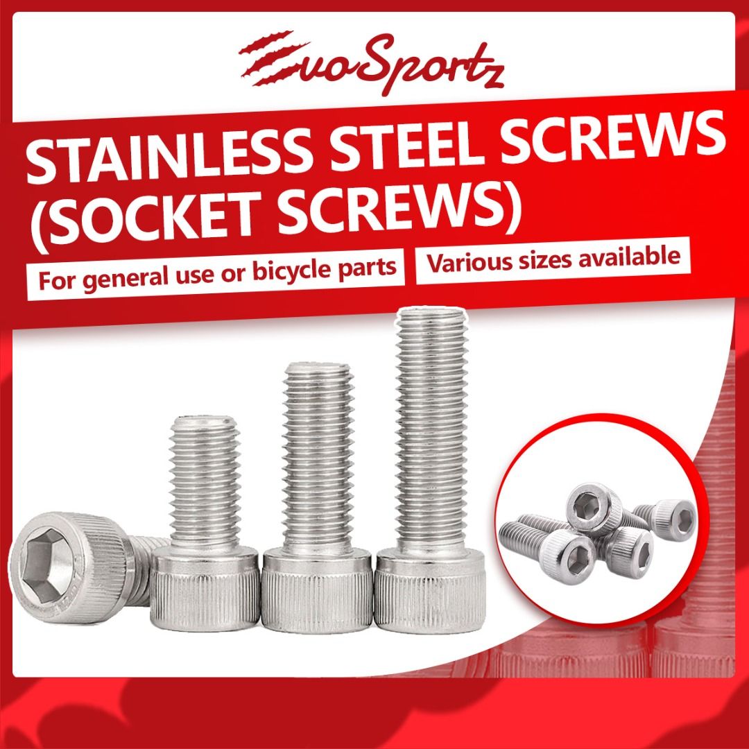 Stainless Steel Screws (Socket Screws) | Bicycle Screws | Bike Part ...