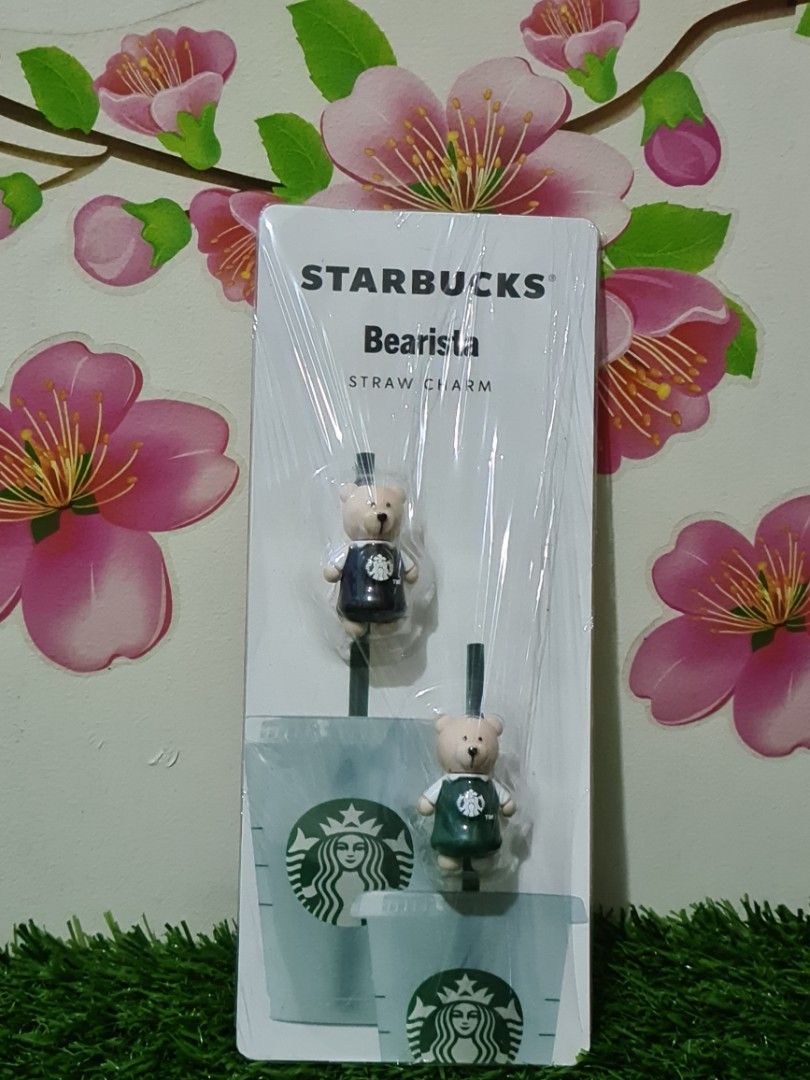 Starbucks Bearista Straw Charms on Carousell