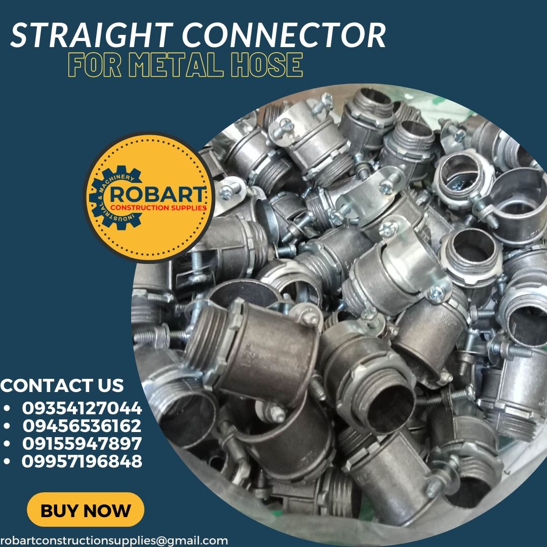 Straight Connector for Metal Hose, Commercial & Industrial ...