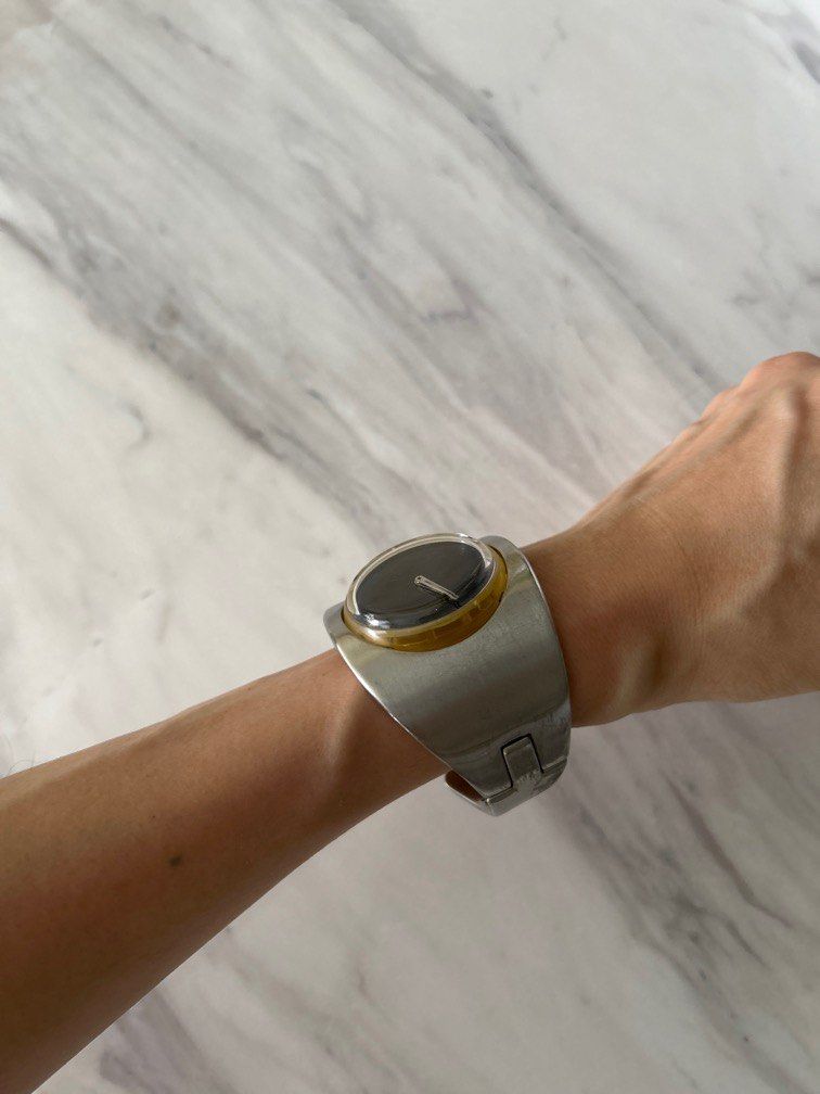 Swatch rare vintage bangle watch - pmk 129, Women's Fashion, Watches ...