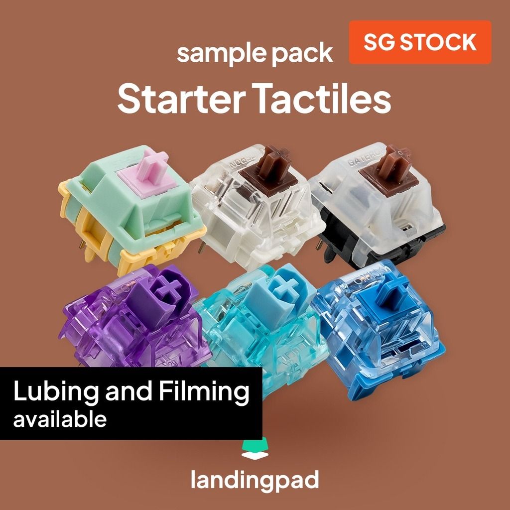 Switch SAMPLE Packs / Tester Switches LINEAR TACTILE LUBE & FILM ...