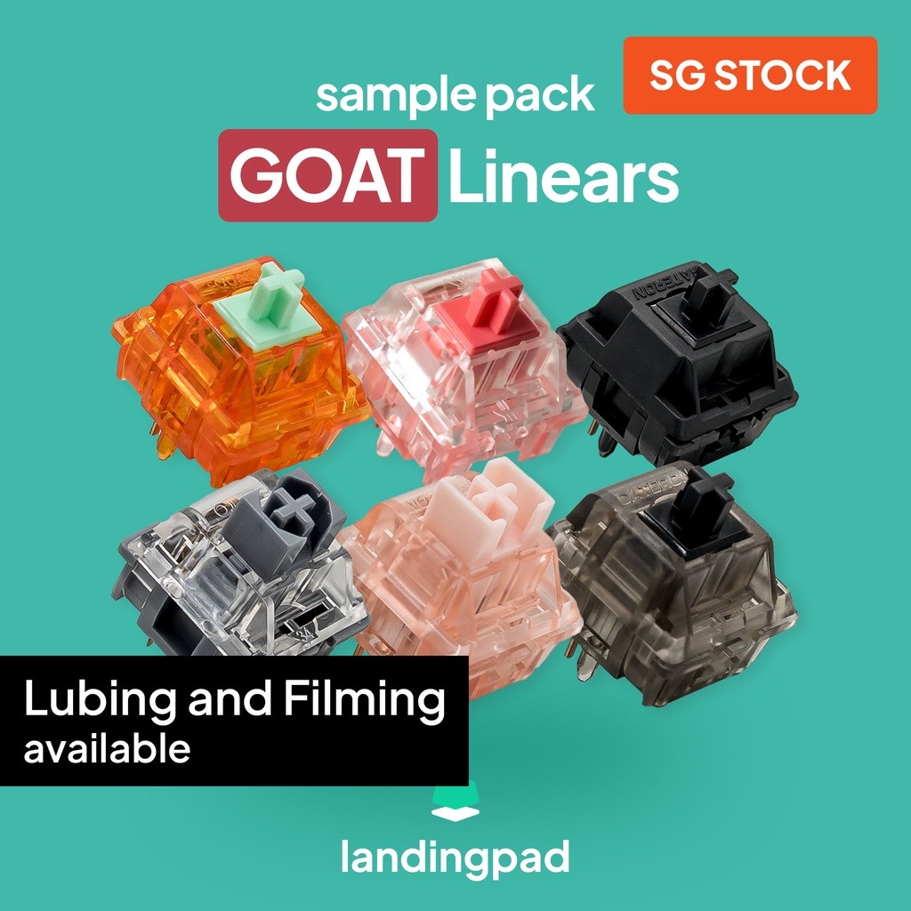 Switch SAMPLE Packs / Tester Switches LINEAR TACTILE LUBE & FILM ...