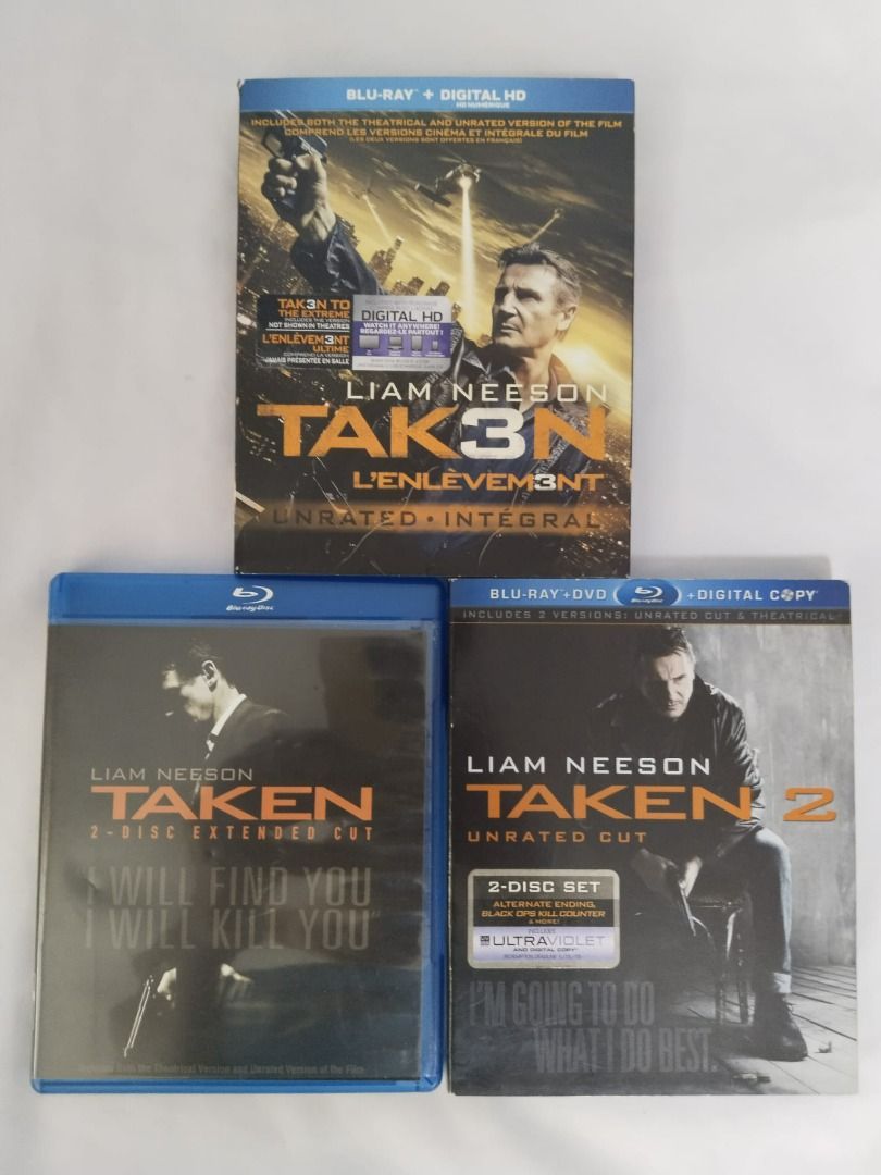 Taken 1, 2 & 3 (Complete Set), Hobbies & Toys, Music & Media, CDs ...