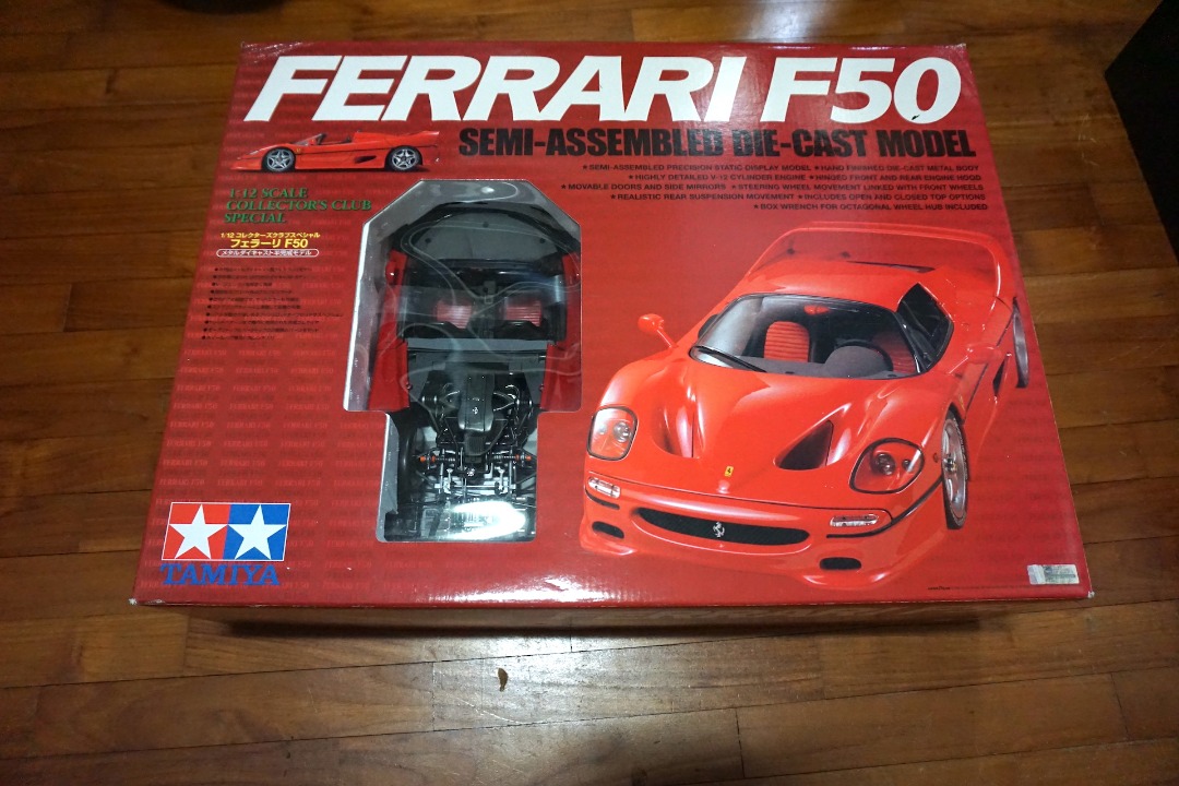 Tamiya Ferrari F50 1/12 die-cast model, Hobbies & Toys, Toys & Games on ...