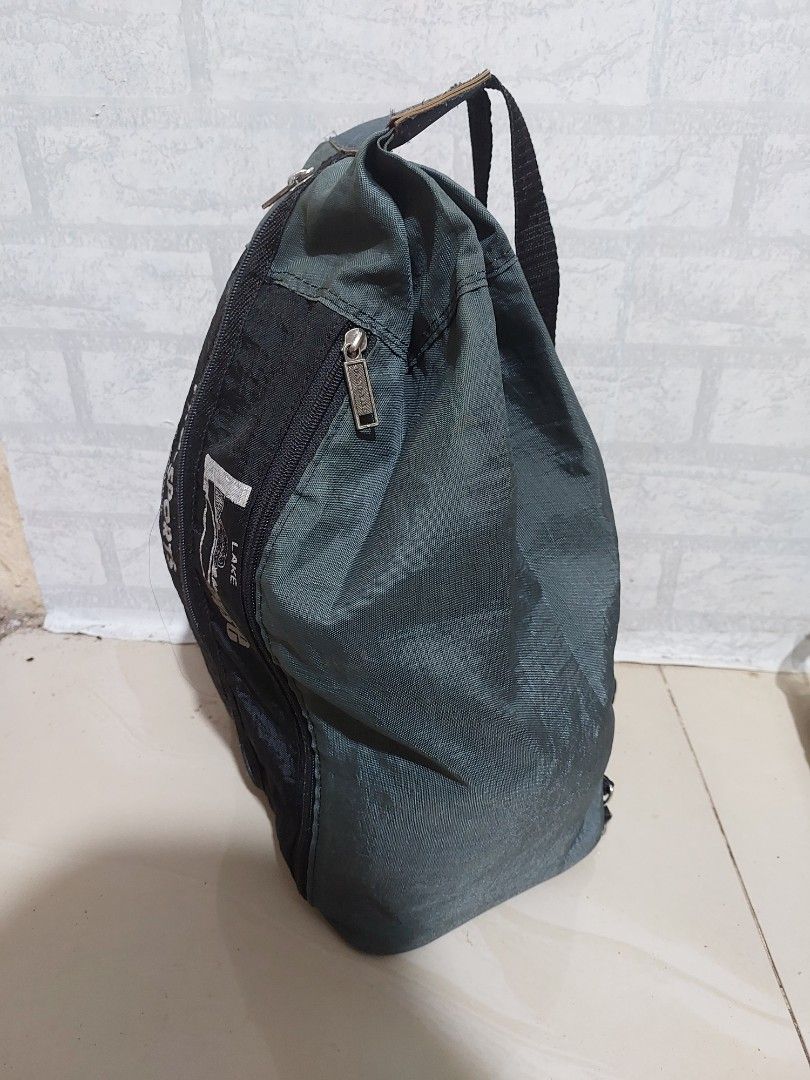 Tas Ransel Nilon PRO SPORT Backpack segitiga triangle, Fesyen Pria, Tas ...