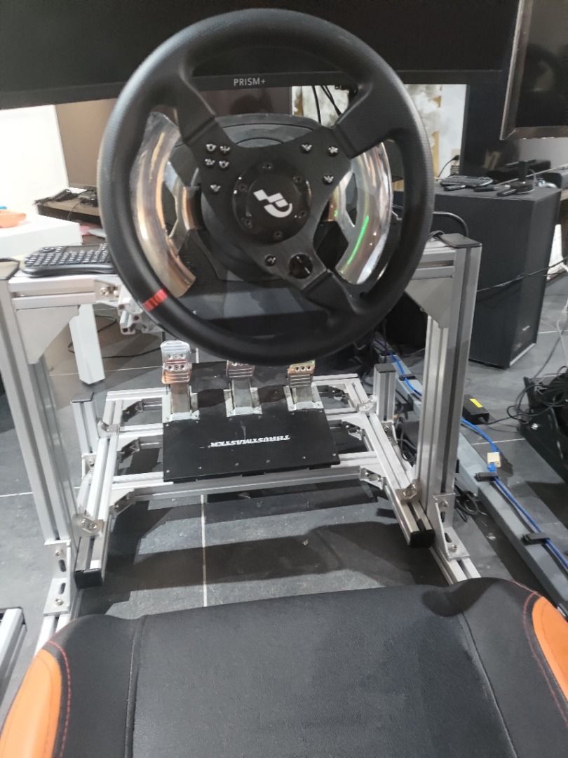 Thrustmaster T500RS + Custom Aluminium Profile Rig, Video Gaming ...