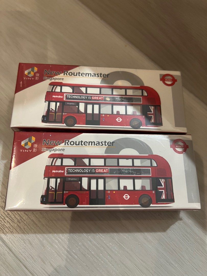 TINY New Routemaster SINGAPORE Livery, Hobbies & Toys, Toys & Games on Carousell