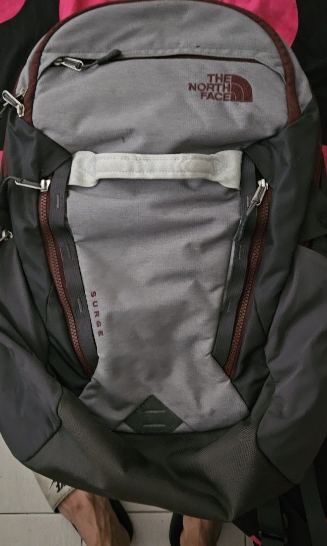 TNF Surge Backpack, Men's Fashion, Bags, Backpacks on Carousell