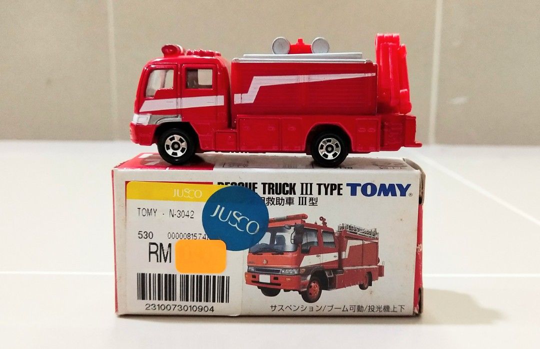 Takara Tomy Tomica Rescue Truck 3 Fire Dept MINT, Hobbies & Toys, Toys ...