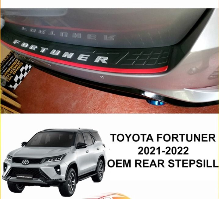 Toyota Fortuner 2021 to 2023 OEM Rear Stepsill FORTUNER / LEGENDER / w ...