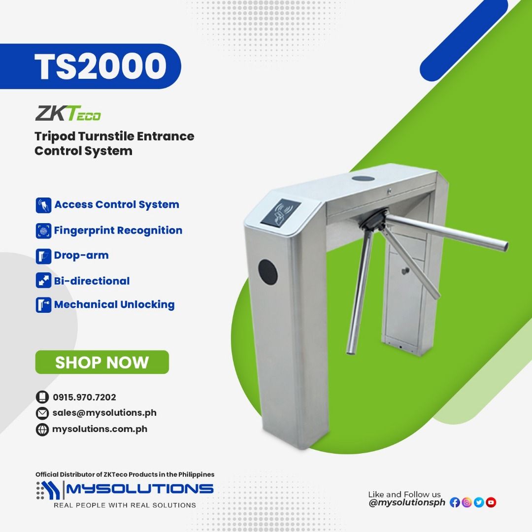 TS2000 TRIPOD TURNSTILE ENTRANCE CONTROL SYSTEM on Carousell