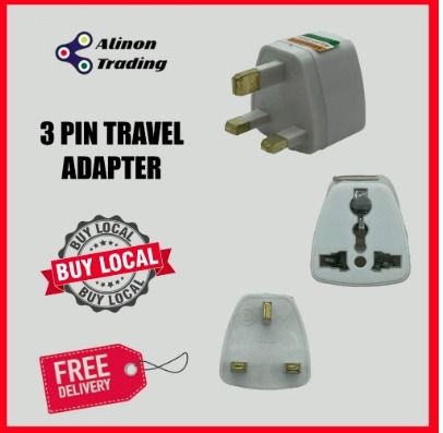 UK 3 Pin Plug Universal Adapter PRO Travel Adapter, Universal Wall Plug ...