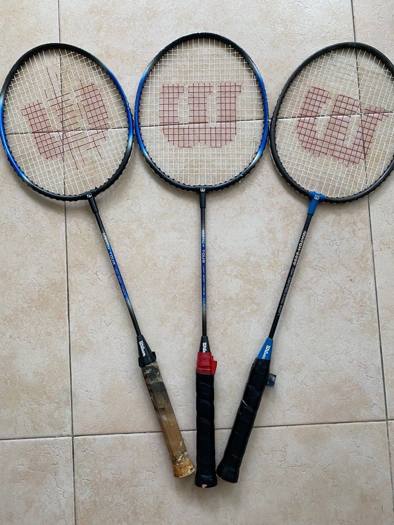 Used Badminton Rackets, Sports Equipment, Sports & Games, Racket & Ball ...