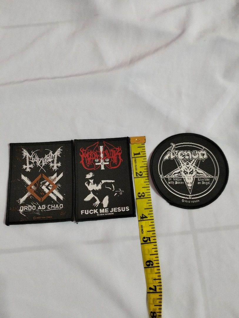 Venom Mayhem Marduk Official Merchandise Patch Small Back Patches ...