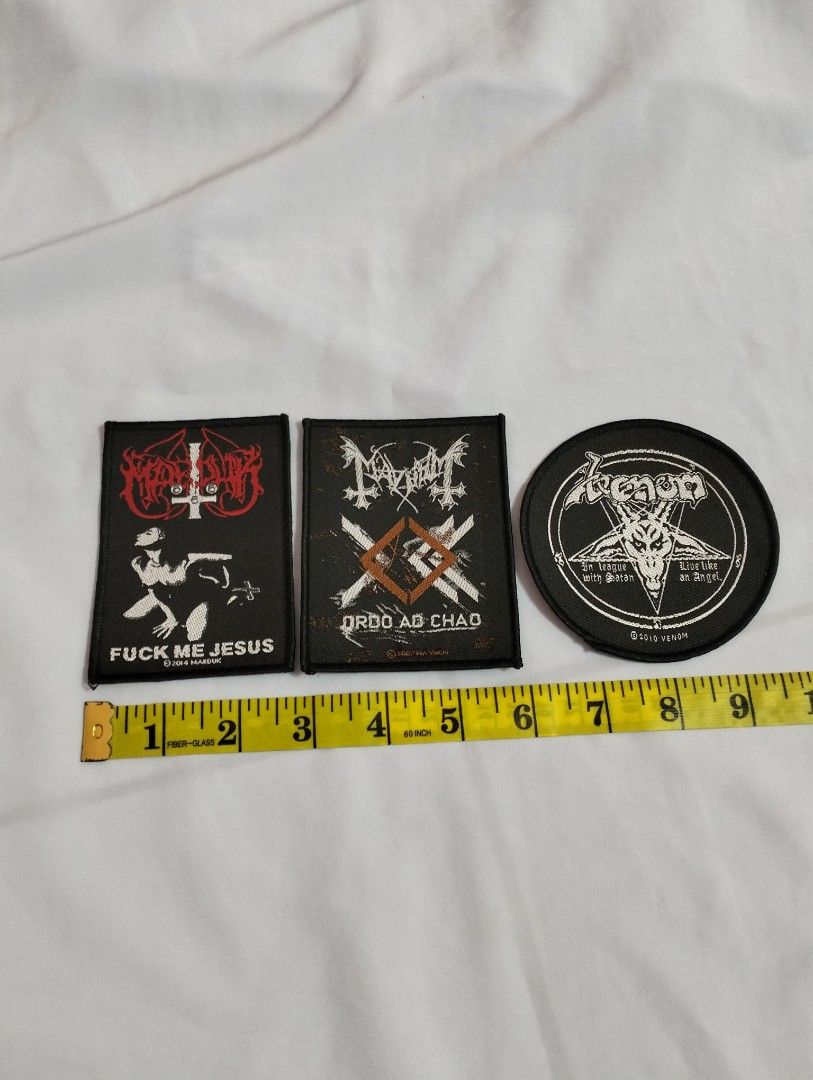 Venom Mayhem Marduk Official Merchandise Patch Small Back Patches ...